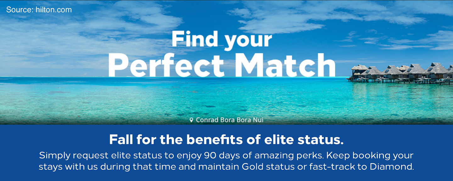 Hilton Status Match 2024 Challenge is now live. Upgrade to Gold or ...