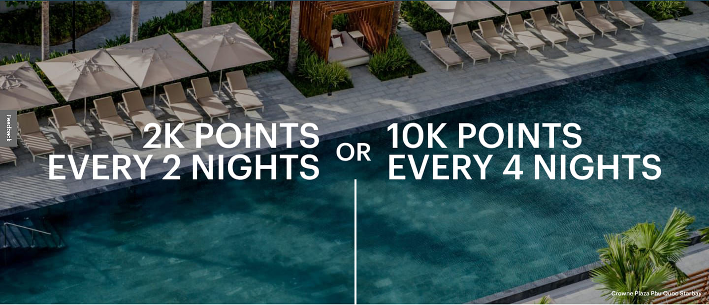 Global promotion – 10,000 bonus points for every 4 nights or 2,000 per ...