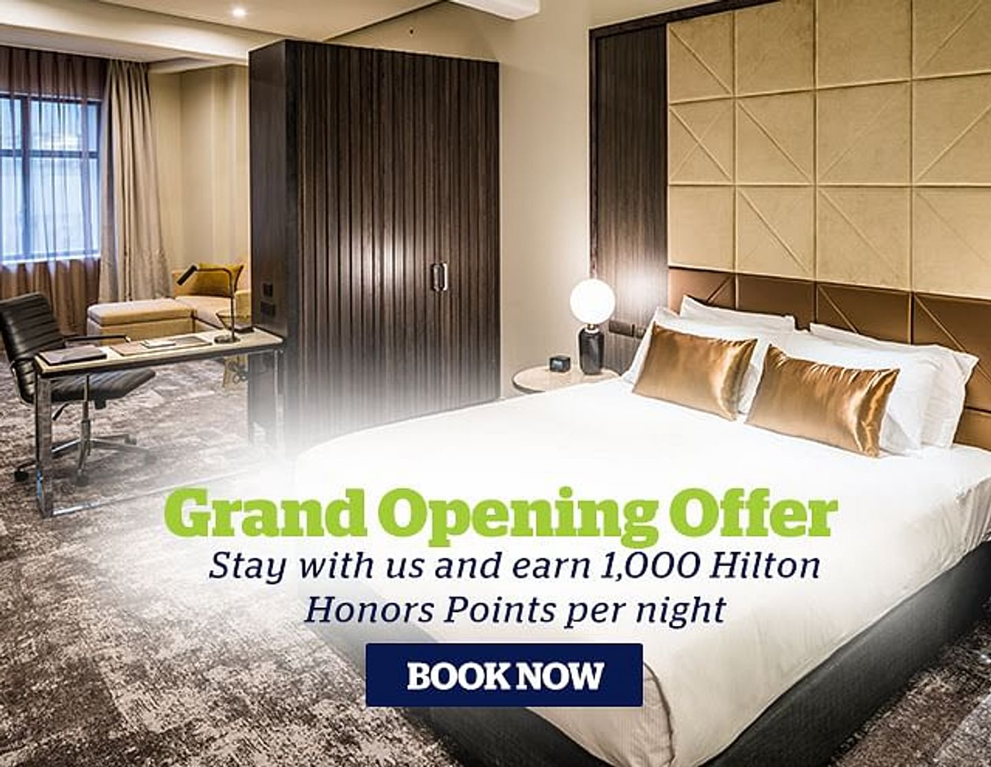 DoubleTree Wellington: 1000 bonus points per night
