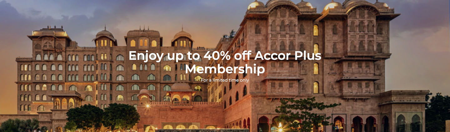 For a limited time, get up to 40% off on Accor Plus memberships ...